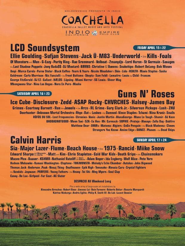 The Best Coachella Lineups of All Time, Ranked