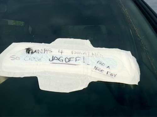 35 Funny Passive Aggressive Notes on Cars, Ranked