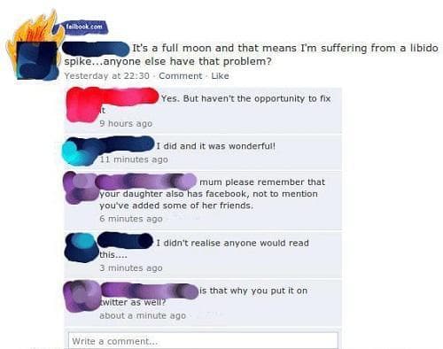 22 Funny TMI Facebook Posts No One Wanted to See