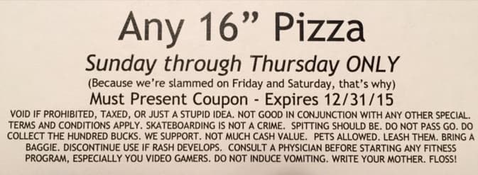 25 Funny Coupons That Are Very Poorly Worded