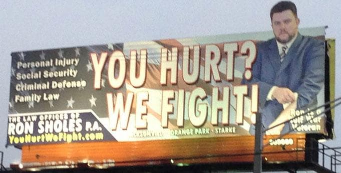 24 Funny Lawyer Billboards You'd Never Actually Call