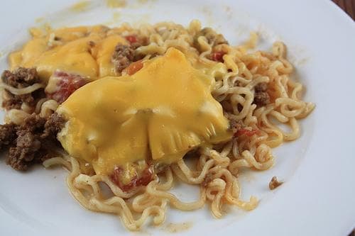 Top Ramen Prison Spread
