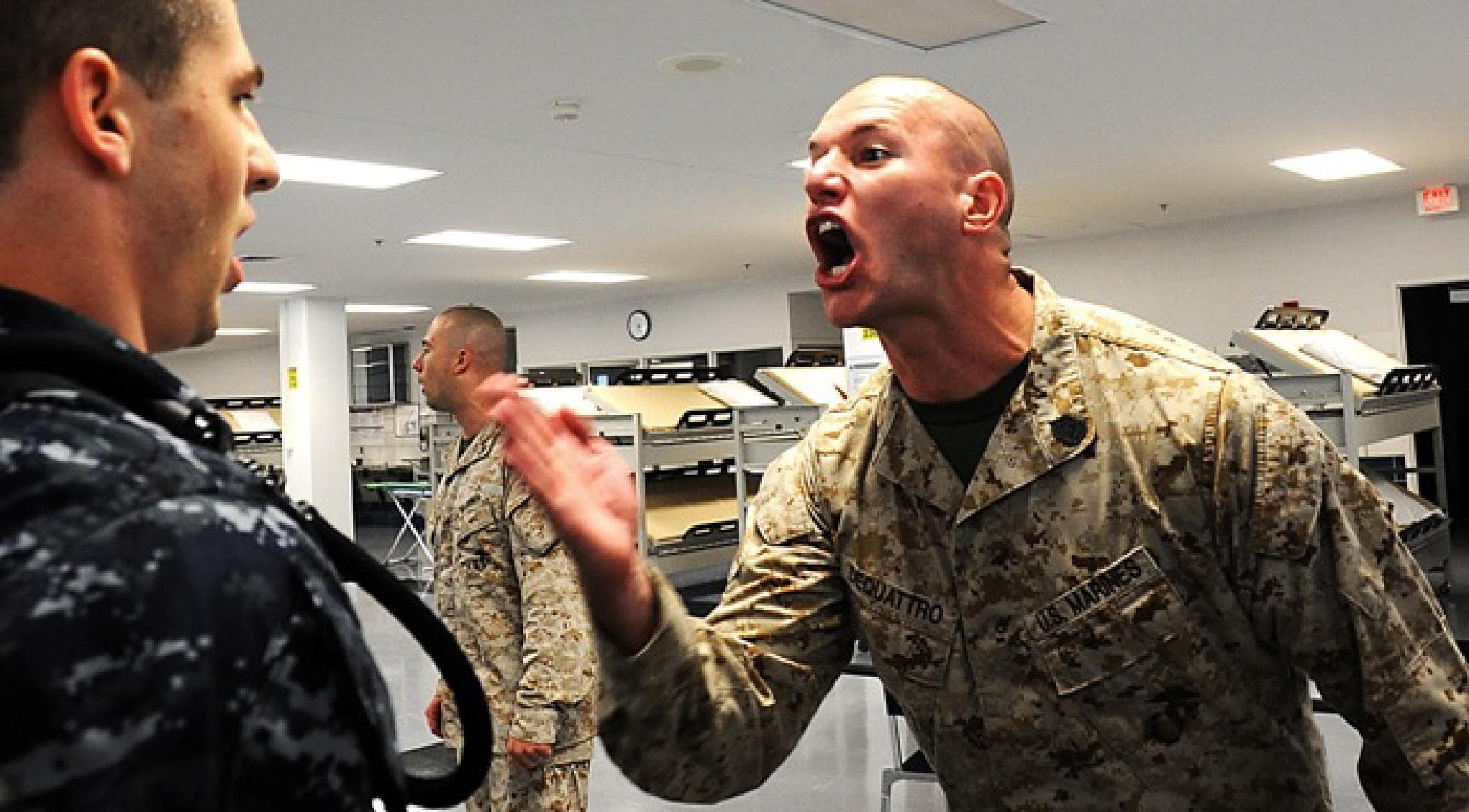 28 Pictures of Marine Drill Instructors Yelling at Recruits