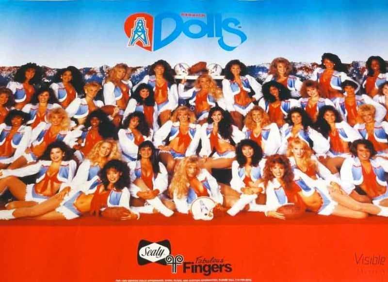 26 Cheesy Vintage NFL Cheerleader Posters