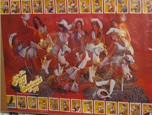 26 Cheesy Vintage NFL Cheerleader Posters