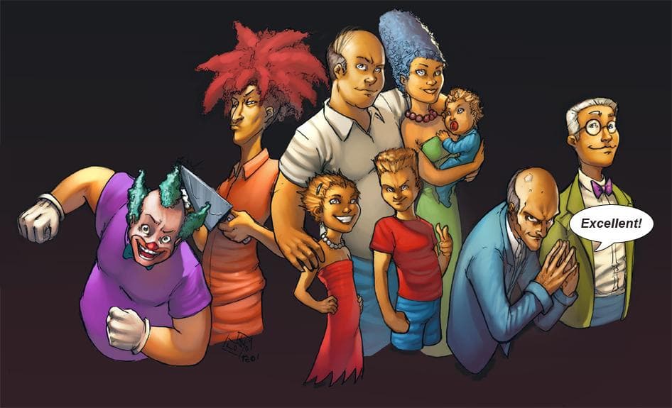 Random Funniest Simpsons Fan Art | Best Random Tools