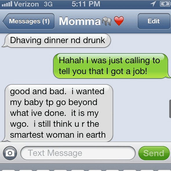 22 Super Funny Texts from Drunk Moms