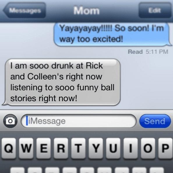 22 Super Funny Texts from Drunk Moms