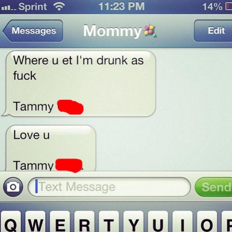 22 Super Funny Texts from Drunk Moms