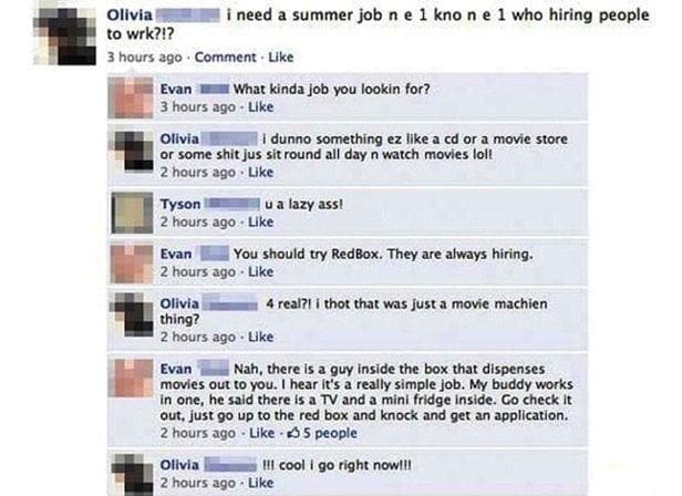 The Funniest Dumb Facebook Posts Ever