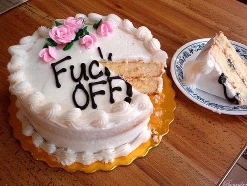 Passive Aggressive Cakes That Have Had It with You
