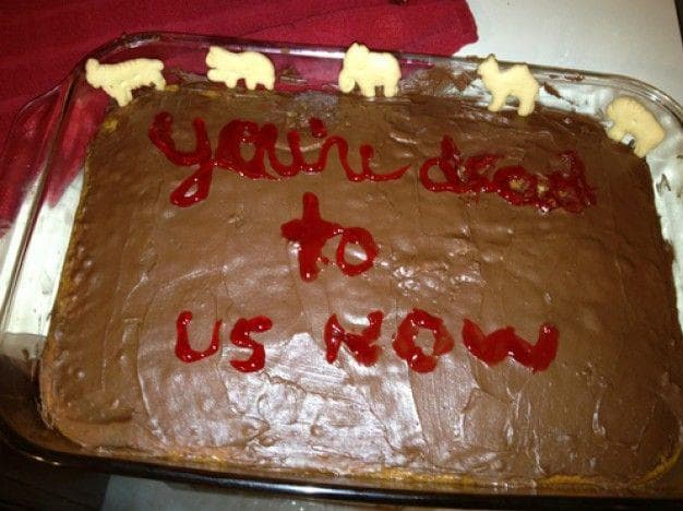 Passive Aggressive Cakes That Have Had It with You