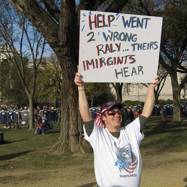 22 Silly Signs from Political Rallies