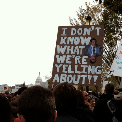 22 Silly Signs from Political Rallies