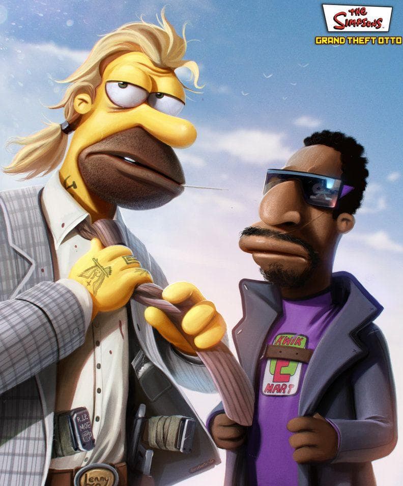 Random Funniest Simpsons Fan Art | Best Random Tools