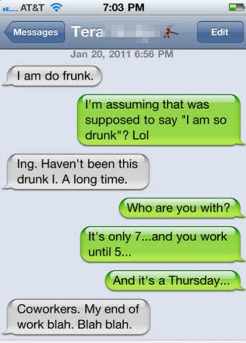 Drunk Texts From People Talking Nonsense
