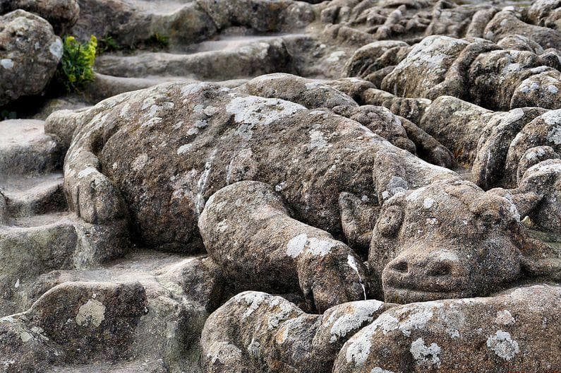 Cool Things Carved Into Mountains & Cliffs Around the World