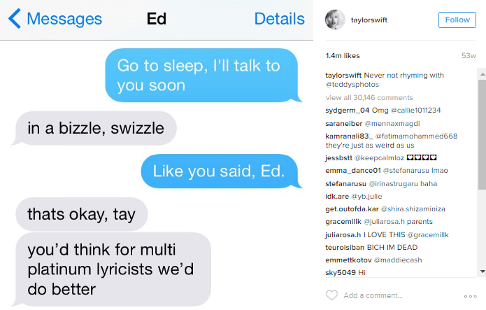 Interesting Screenshots of Celebs Texting Each Other