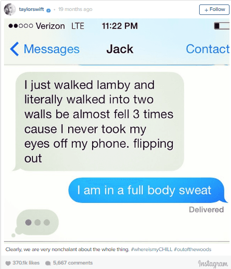 Interesting Screenshots of Celebs Texting Each Other