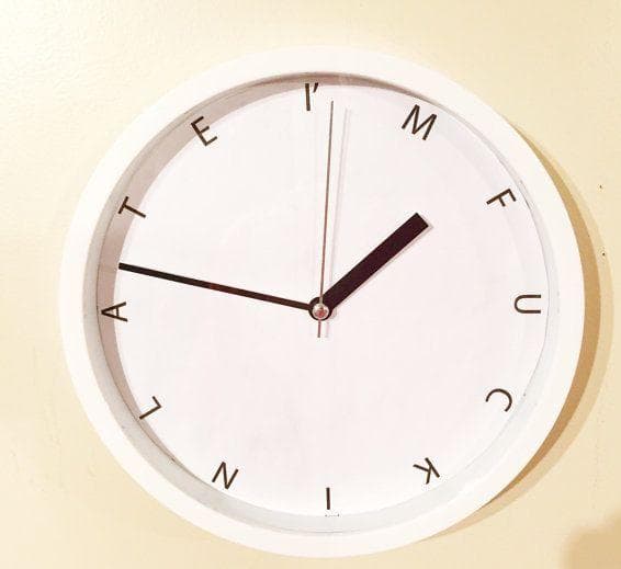 29 Funny Clocks That Are Set to LOL O'Clock