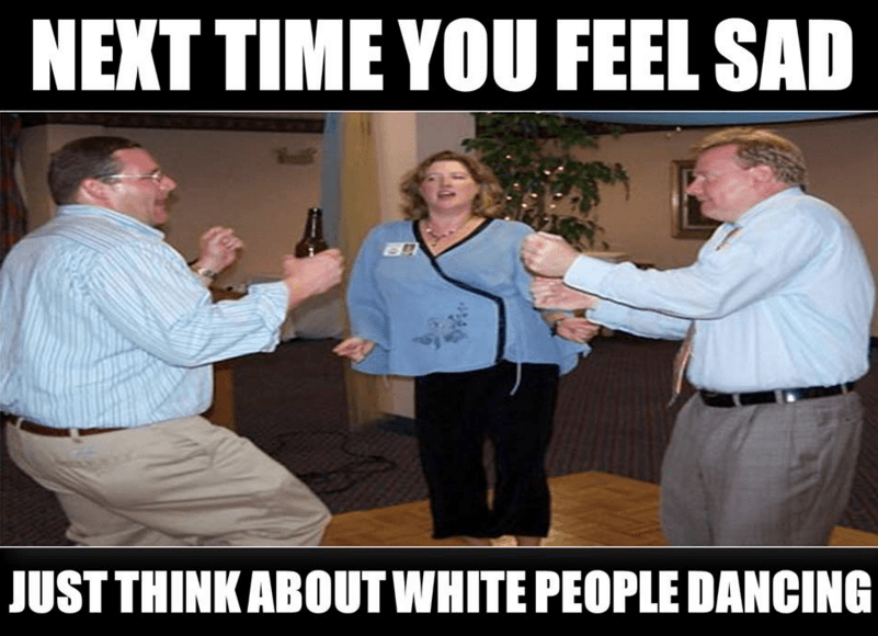 24 Photos That Prove White People Can't Dance