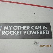 Hilarious “My Other Car Is a Blank” Bumper Stickers