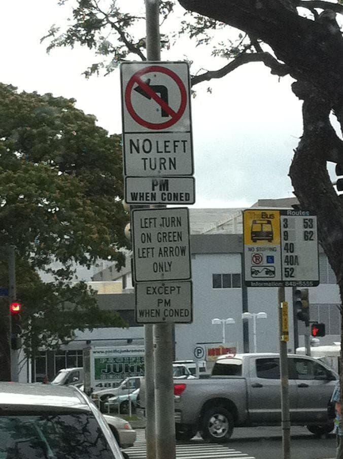 The 20 Most Confusing Road Signs Ever