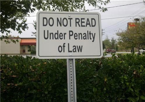 The 20 Most Confusing Road Signs Ever