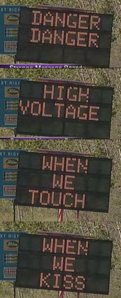 The Funniest Electronic Signs on the Open Road