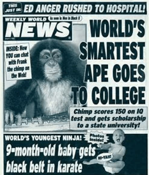 The Greatest Tabloid Headlines Ever