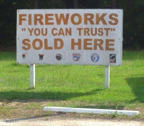 20 Questionable Fireworks Advertisements