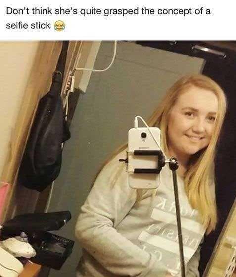 30 Funny Selfie Stick Pictures You'll Shake Your Head At