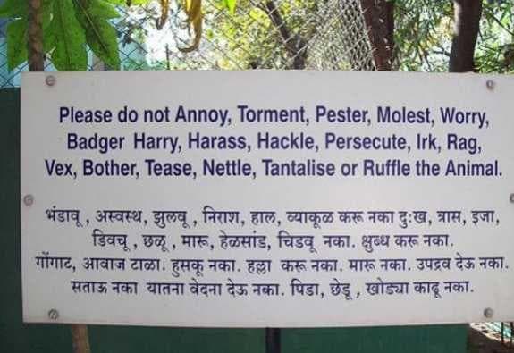 19 Funny Zoo Signs That Will Leave You Scratching Your Head