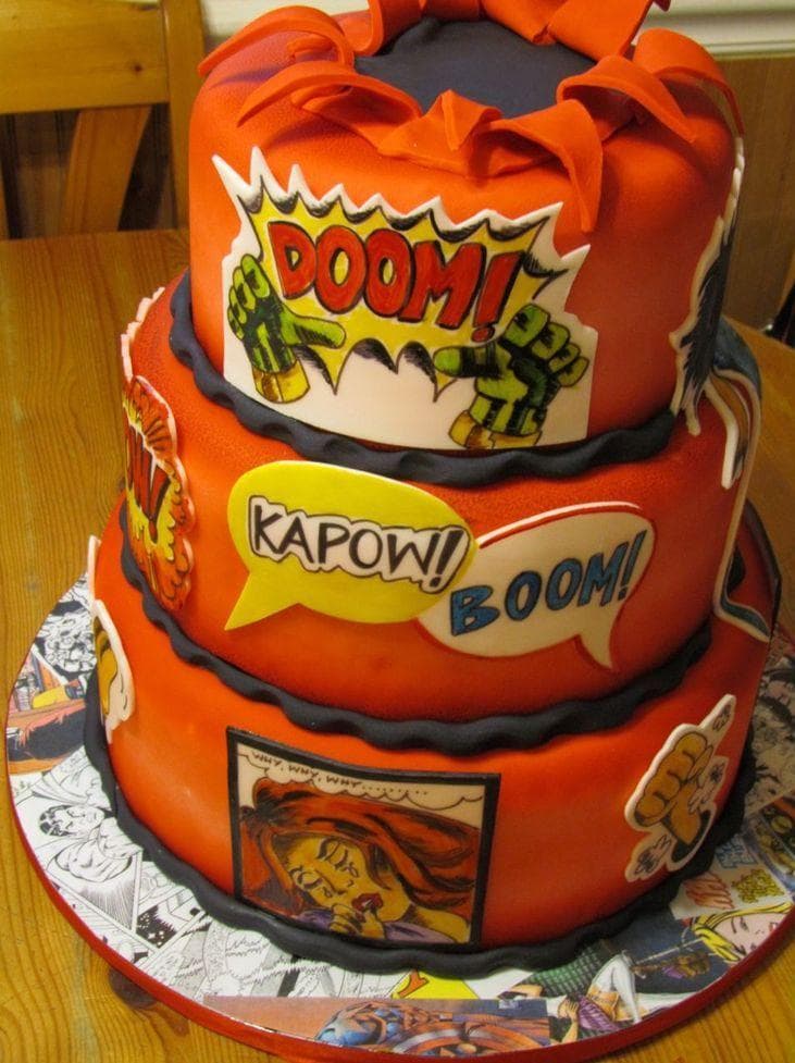 23 Amazing Cakes Inspired by Comic Books and Superheroes