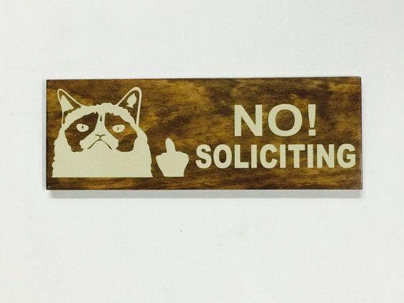 Rude No Soliciting Signs Fast Shipping | www.oceanproperty.co.th