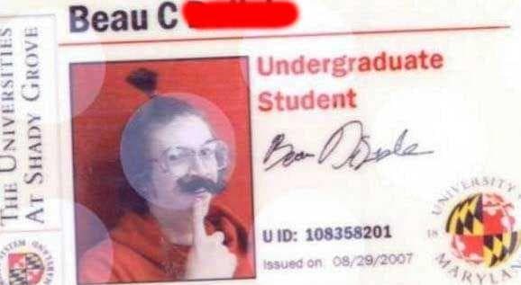30 Funny Student ID Card Pictures That Will Make You Laugh