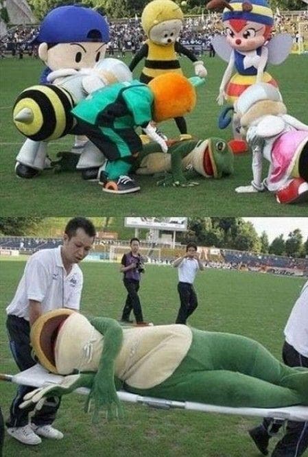 The Funniest Mascot Photos in Sports History