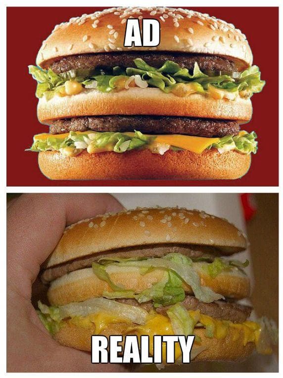 Fast Food Items: Expectation Vs Reality (25 Photos)