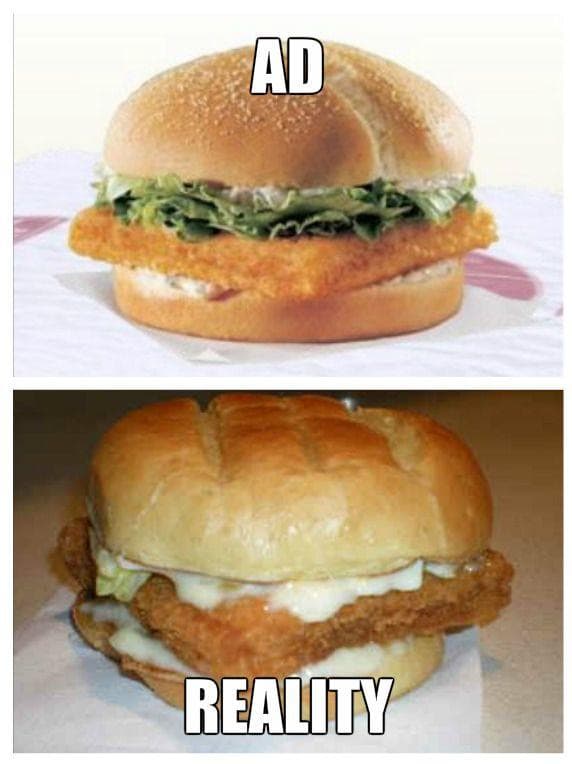 Fast Food Items: Expectation Vs Reality (25 Photos)