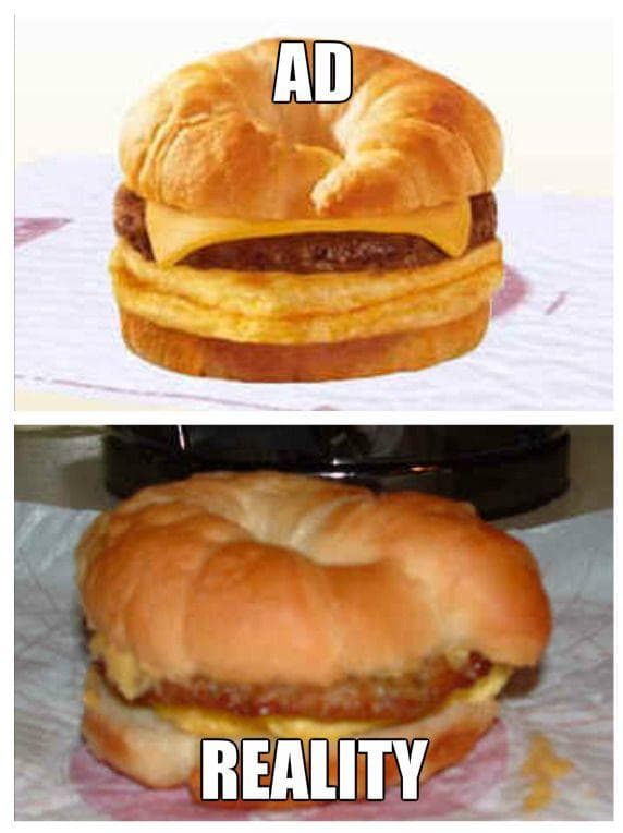 Fast Food Items: Expectation Vs Reality (25 Photos)