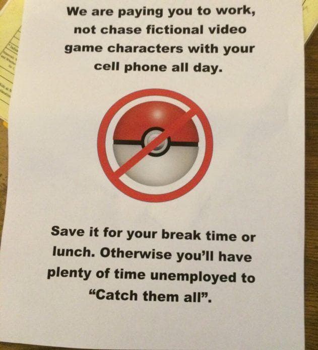 Hilarious Pokemon Go Signs | Funny Pokemon Go Pictures