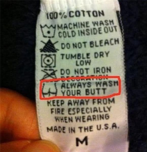 24 Hilarious Clothing Tags That Have Funny Messages