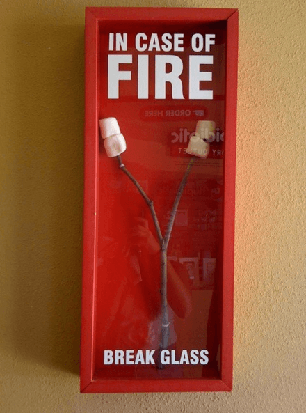 "In Case of Fire" Signs That Are Totally on Fire