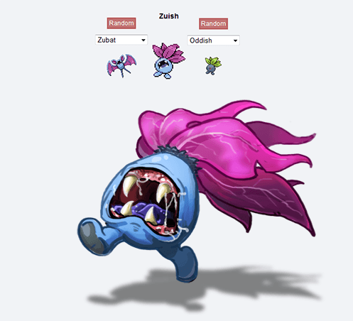 Creepy Pokemon Fusions