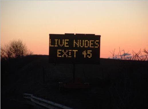 Inappropriate Construction and Traffic Signs That'll Make You Look Twice