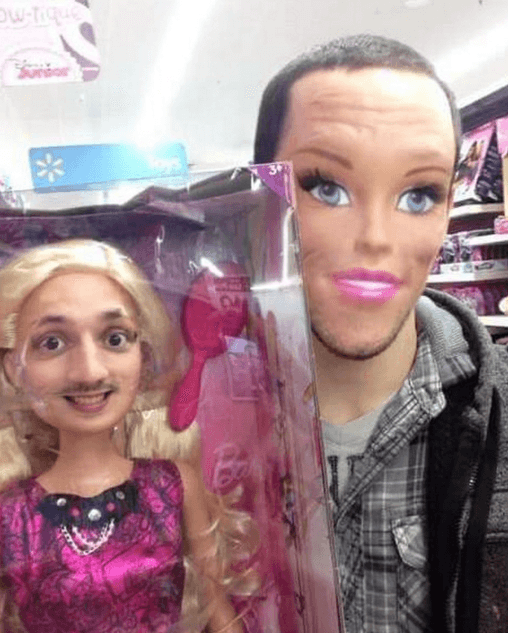 24 Downright Terrifying Doll Face Swaps