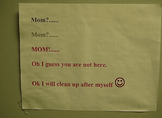 23 Hilarious Notes from Moms and Dads