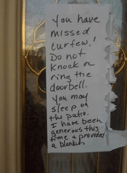 23 Hilarious Notes from Moms and Dads