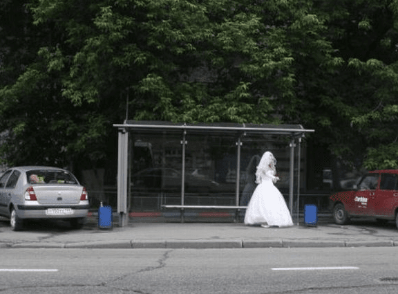 The Funniest Bus Stop Photos Ever