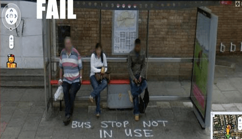 The Funniest Bus Stop Photos Ever